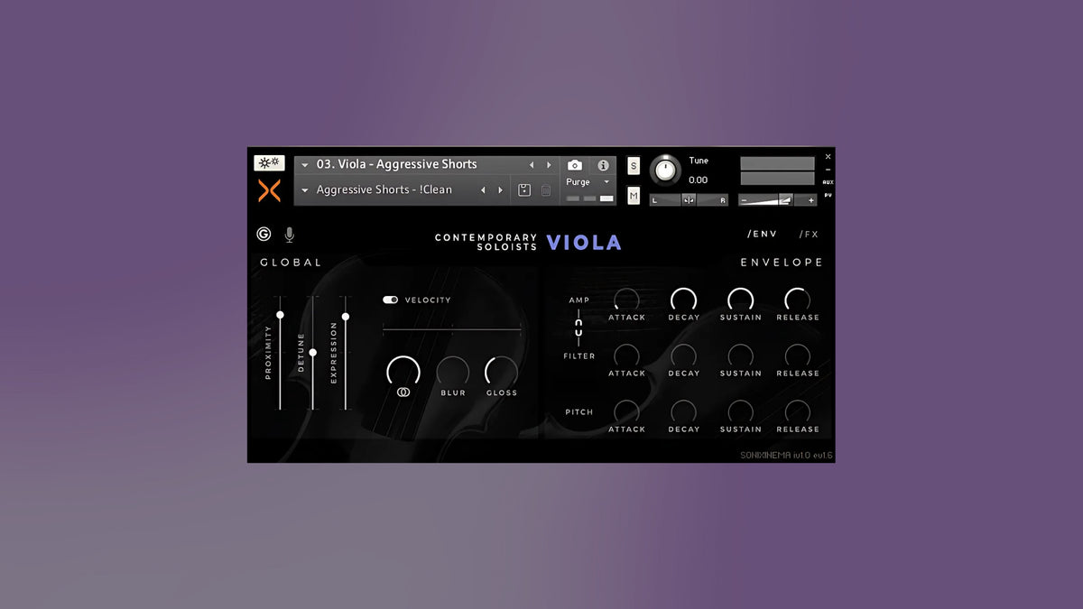 Viola Sample Library for Kontakt - Contemporary Soloist Viola – Sonixinema
